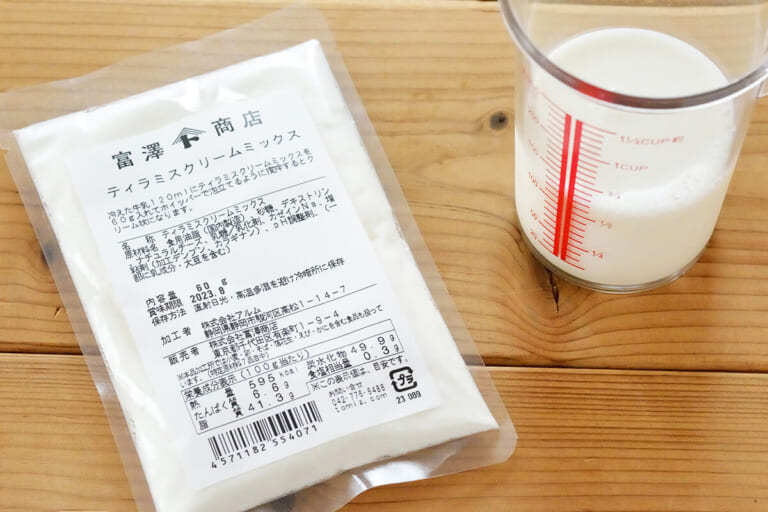 絶品濃厚ティラミスのレシピ・作り方｜ミックス粉で超簡単！混ぜて冷やすだけ | 富澤商店 Column